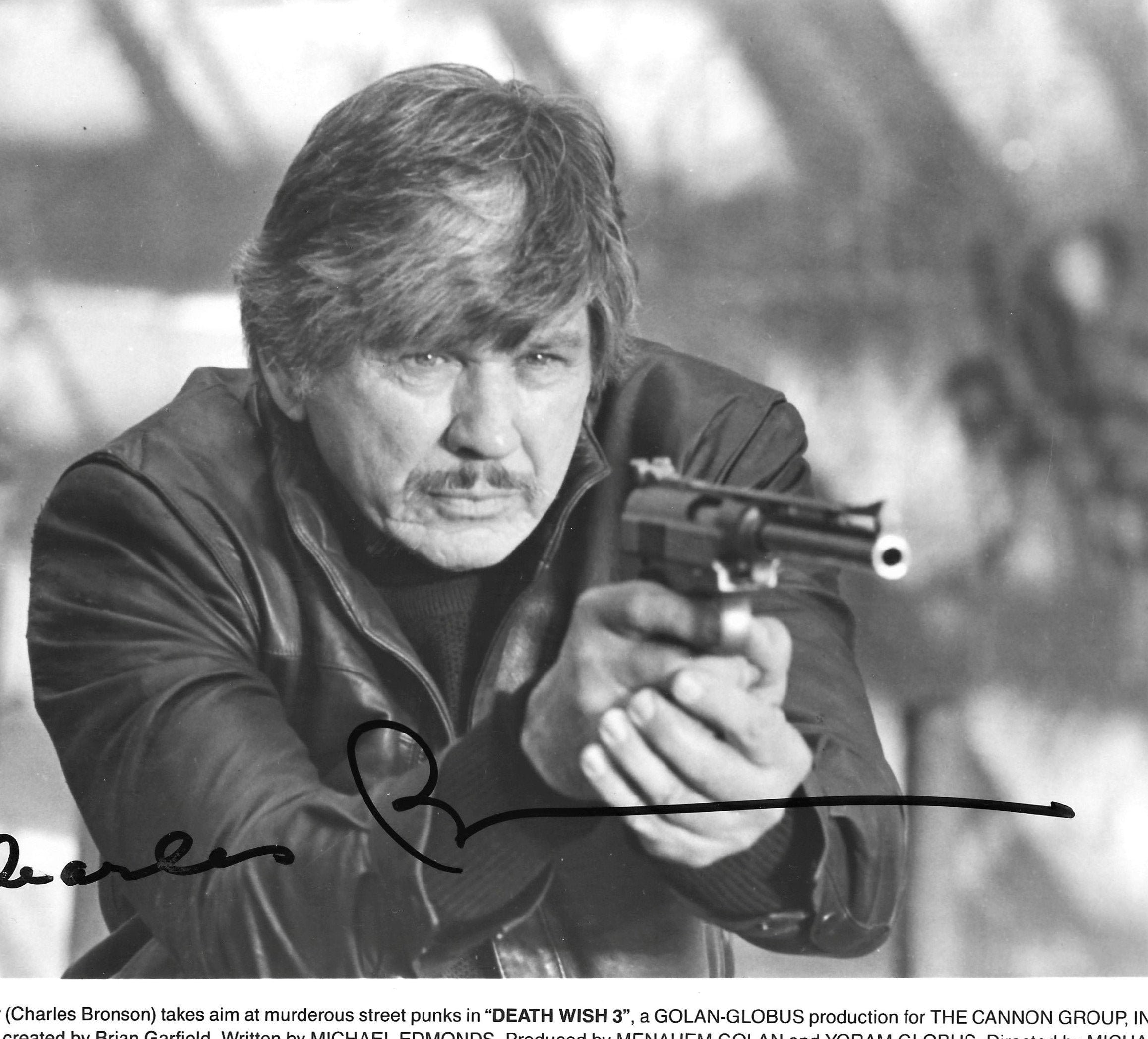 Charles Bronson Gun Death Wish 3