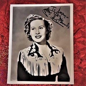 Penny Edwards Inscribed Vintage Hollywood Celebrity Photograph - Etsy
