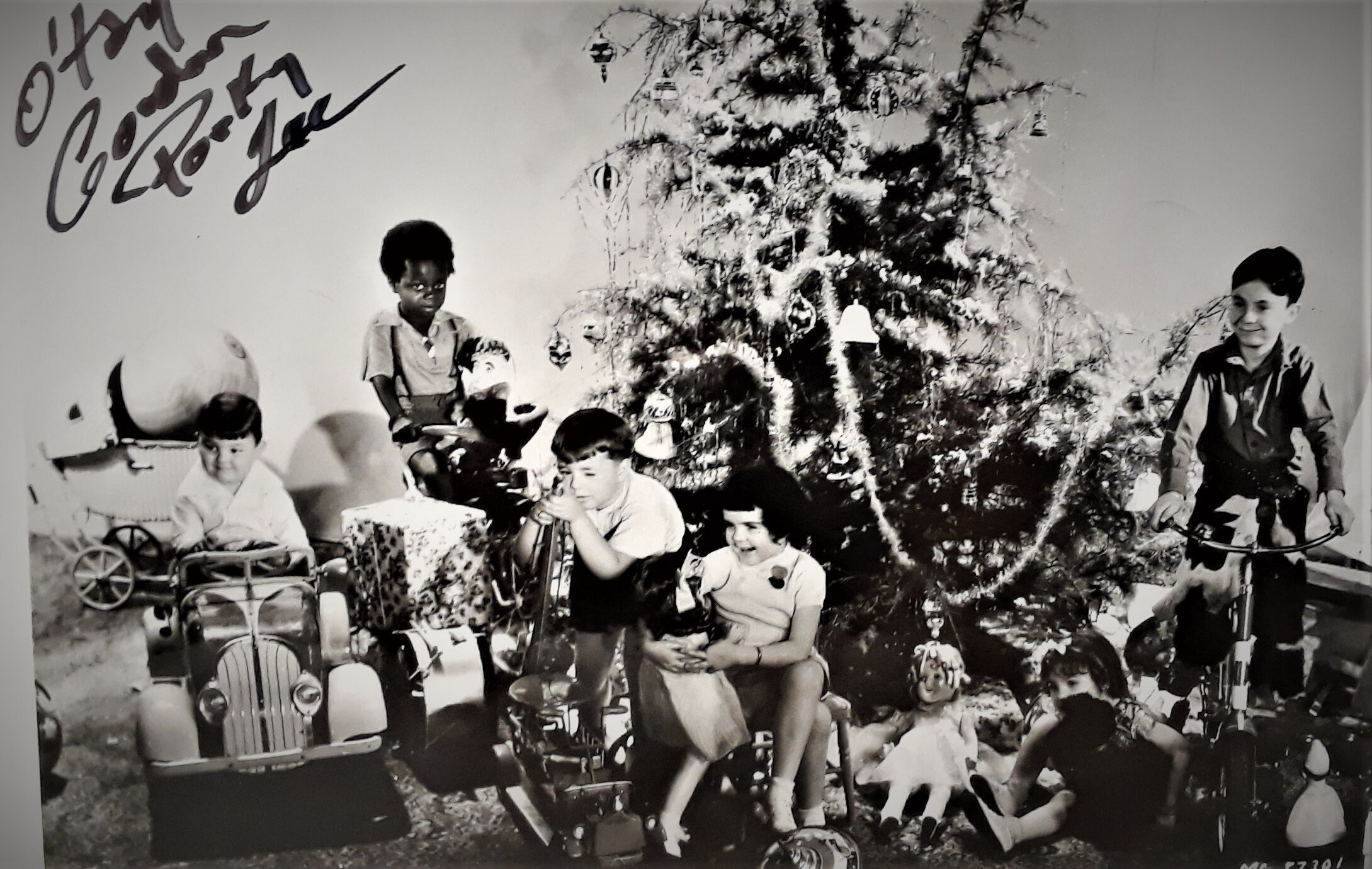 Very Rare Signed "lil Rascals" Gordon "porky" Lee 8x10 Black & White ...