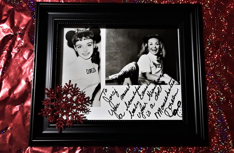 Walt Disney's Original Mouseketeer Doreen Tracey Rare Inscribed ...