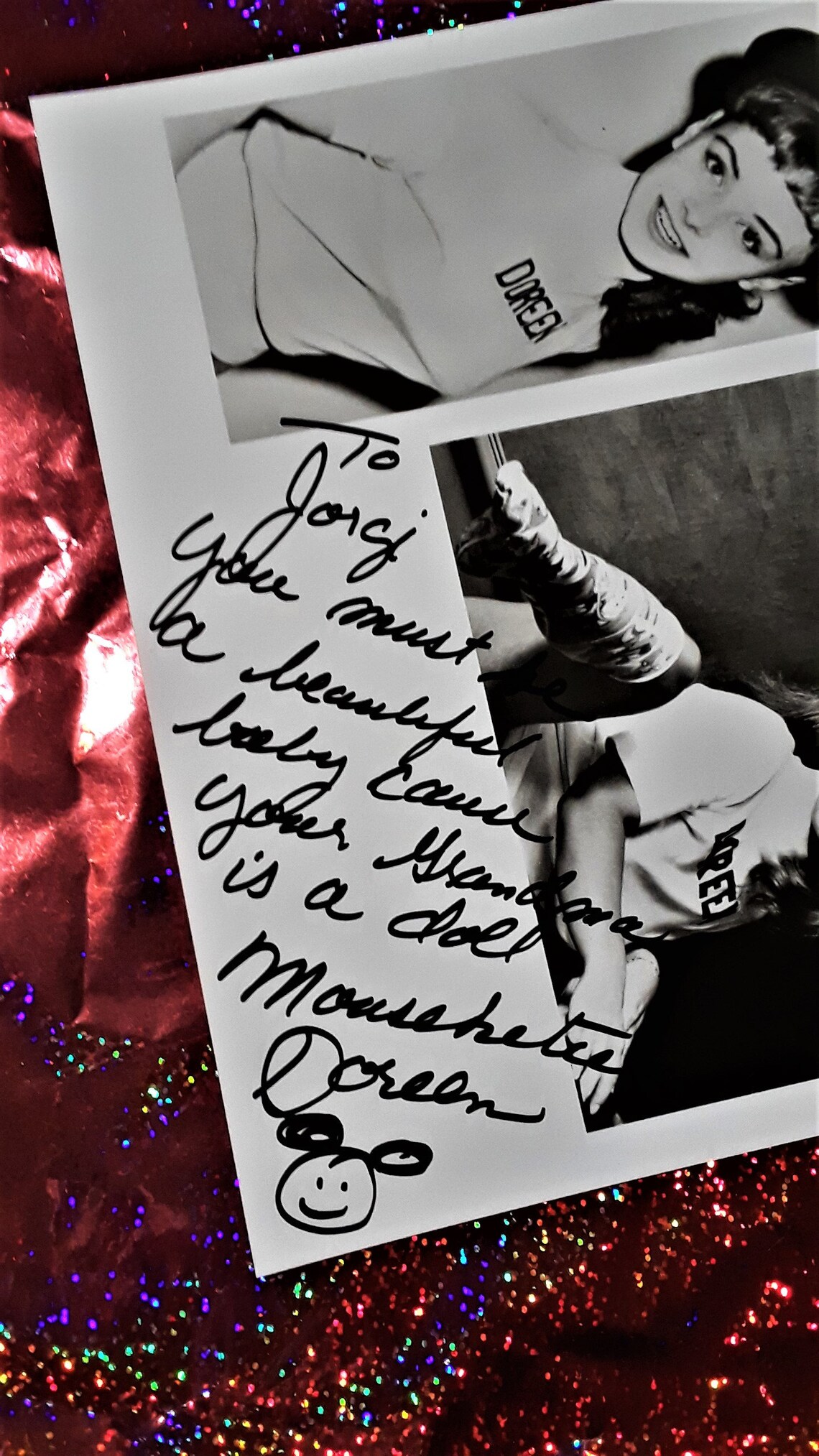 Walt Disney's Original Mouseketeer Doreen Tracey Rare Inscribed ...