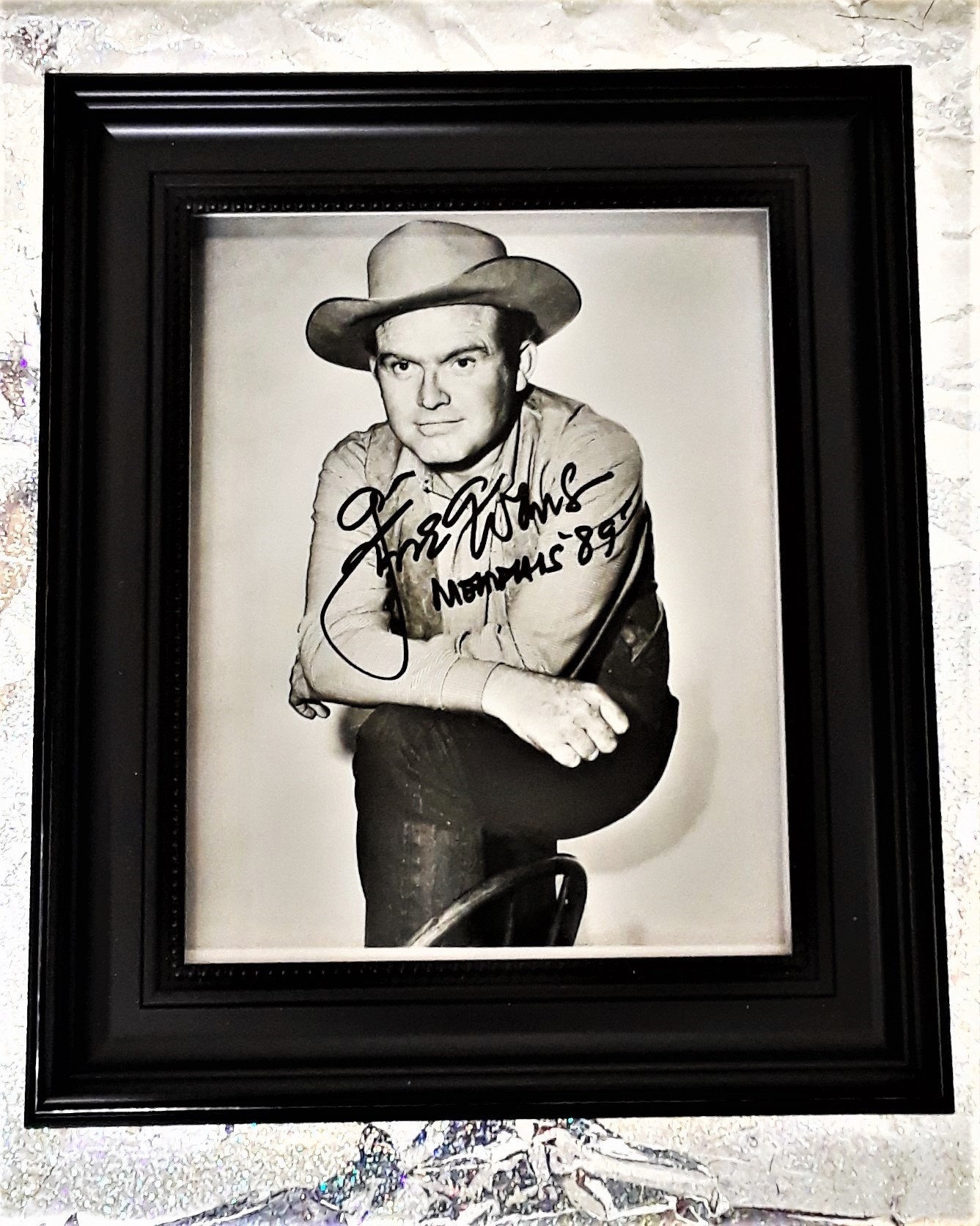 Gene Evans Autographed Vintage Black & White Hollywood Celebrity ...
