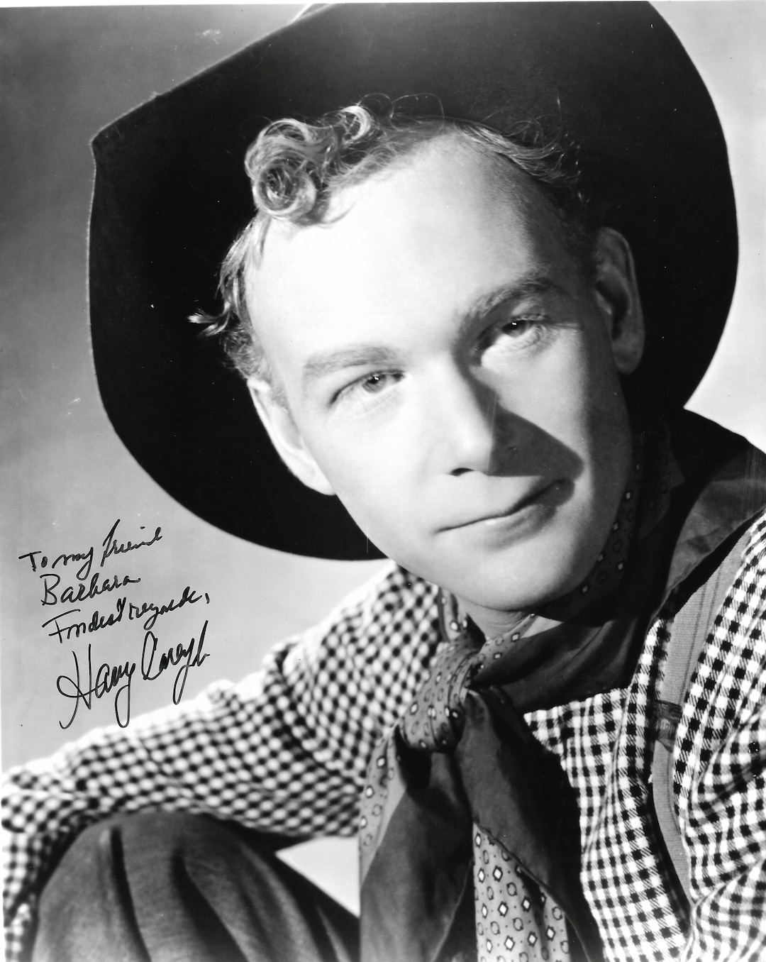 Harry Carey Jr. Inscribed Vintage Hollywood Celebrity Photograph - Etsy