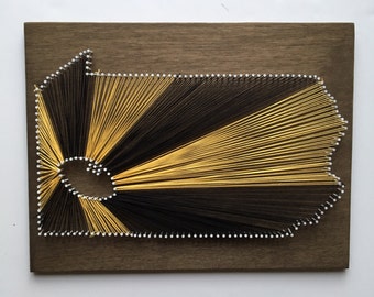 Nail string art | Etsy