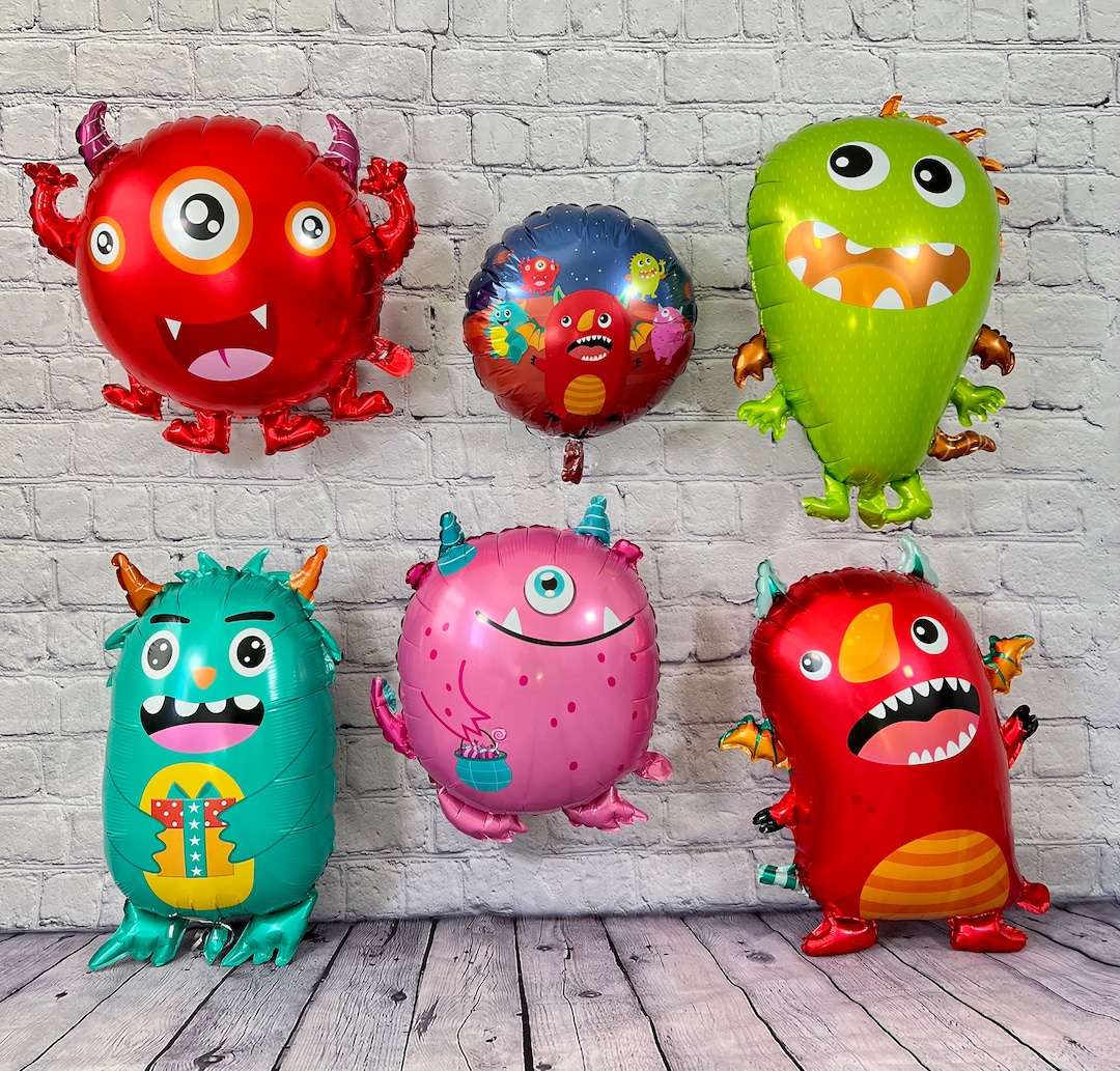 Monster Outer Space Aliens 6 PC Balloon Set - Etsy