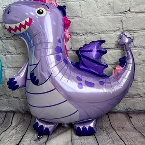 Dragon Foil Balloons JUMBO Mylar - Set of 4 Kids Birthday Party ...