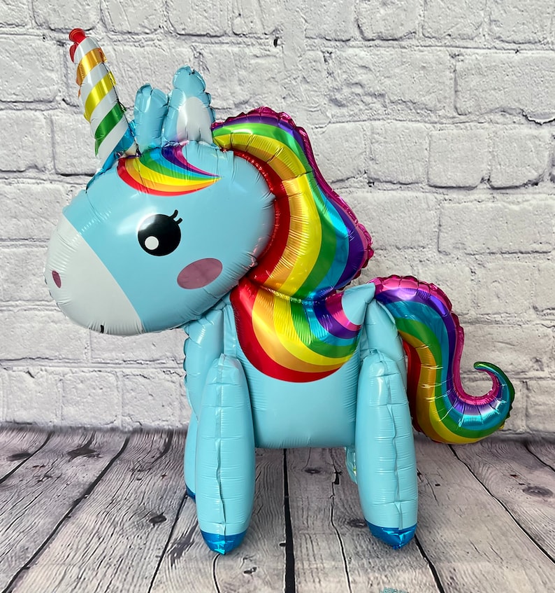 Unicorn Balloon Set of 7 JUMBO Mylar Walking Foil Balloons - Etsy