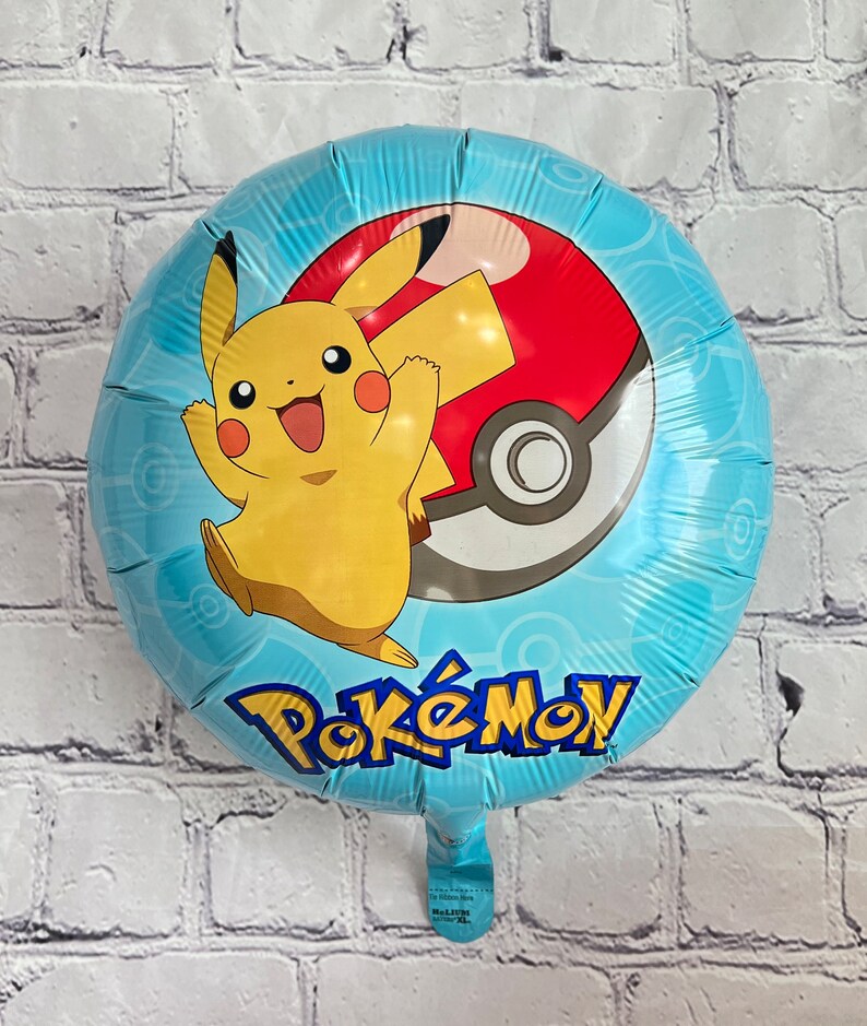 Pikachu Giant Foil Balloon Pokemon Character for Kids Birthday - Etsy