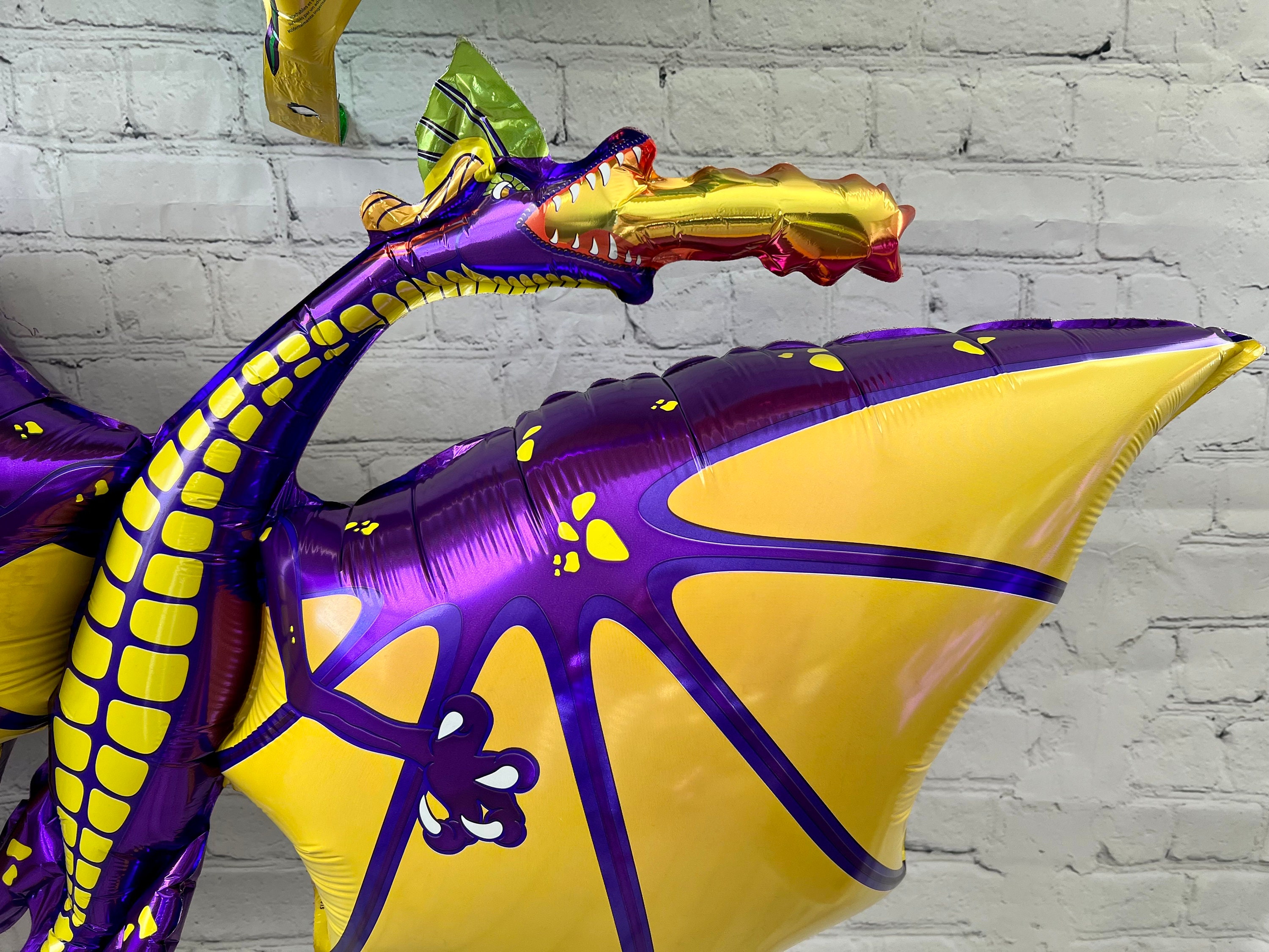 Jumbo Dragon Mylar Balloons: Kids Birthday Party Decoration Set of 2 - Etsy