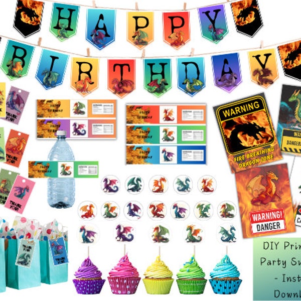 Dragon Birthday - Etsy