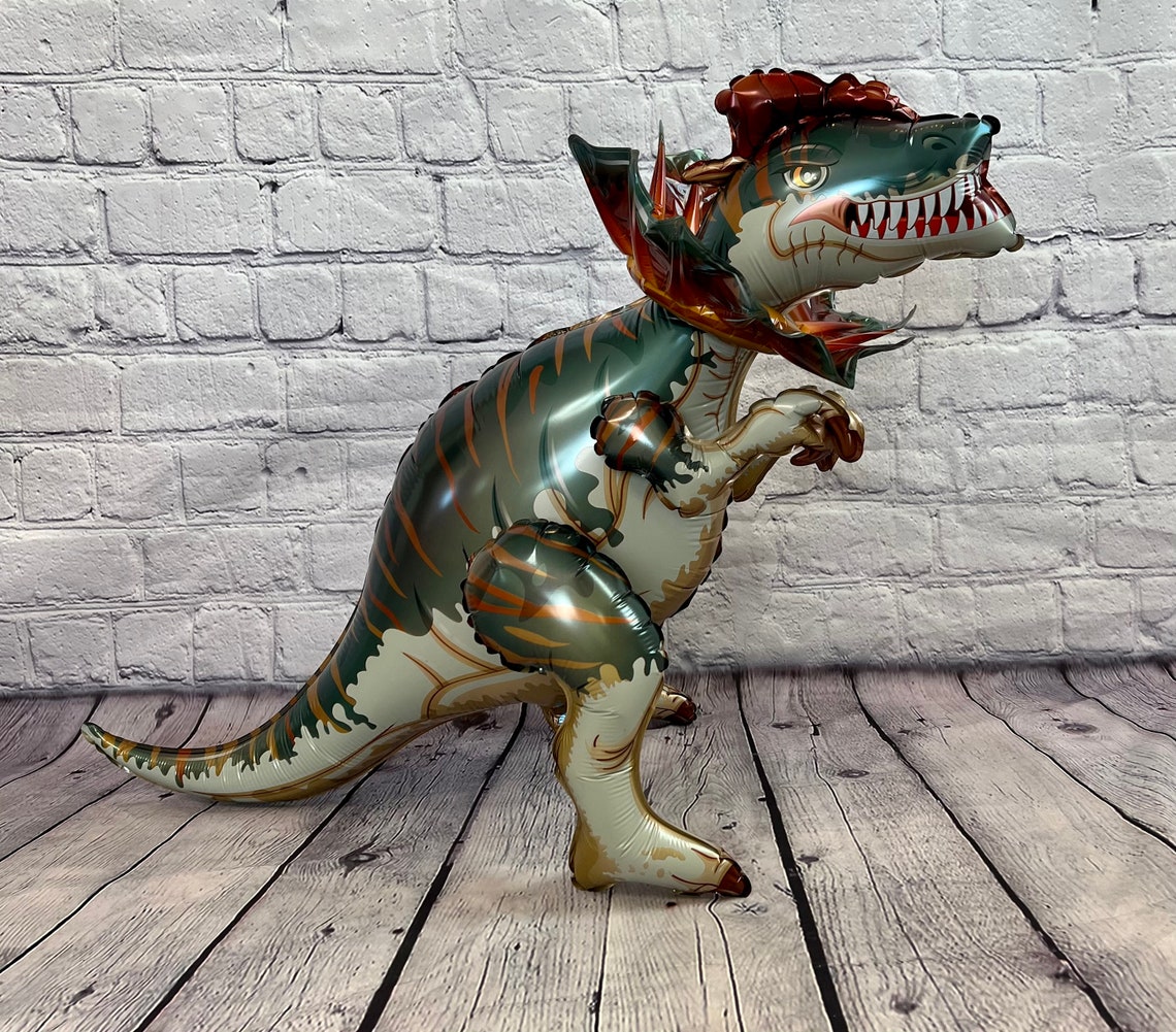 Dinosaur Balloon Set of 4 JUMBO Mylar Walking Foil Balloons - Etsy