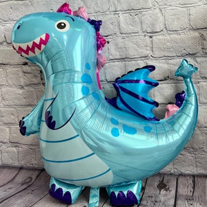 Dragon Foil Balloons JUMBO Mylar - Set of 4 Kids Birthday Party ...