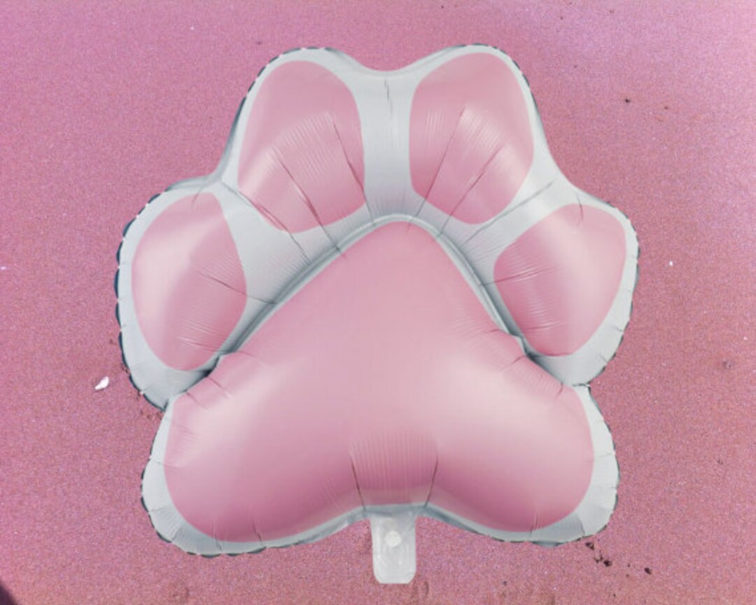 Dog Paw Print Balloon Pink Party Supply Decoration | Party Celebration ...