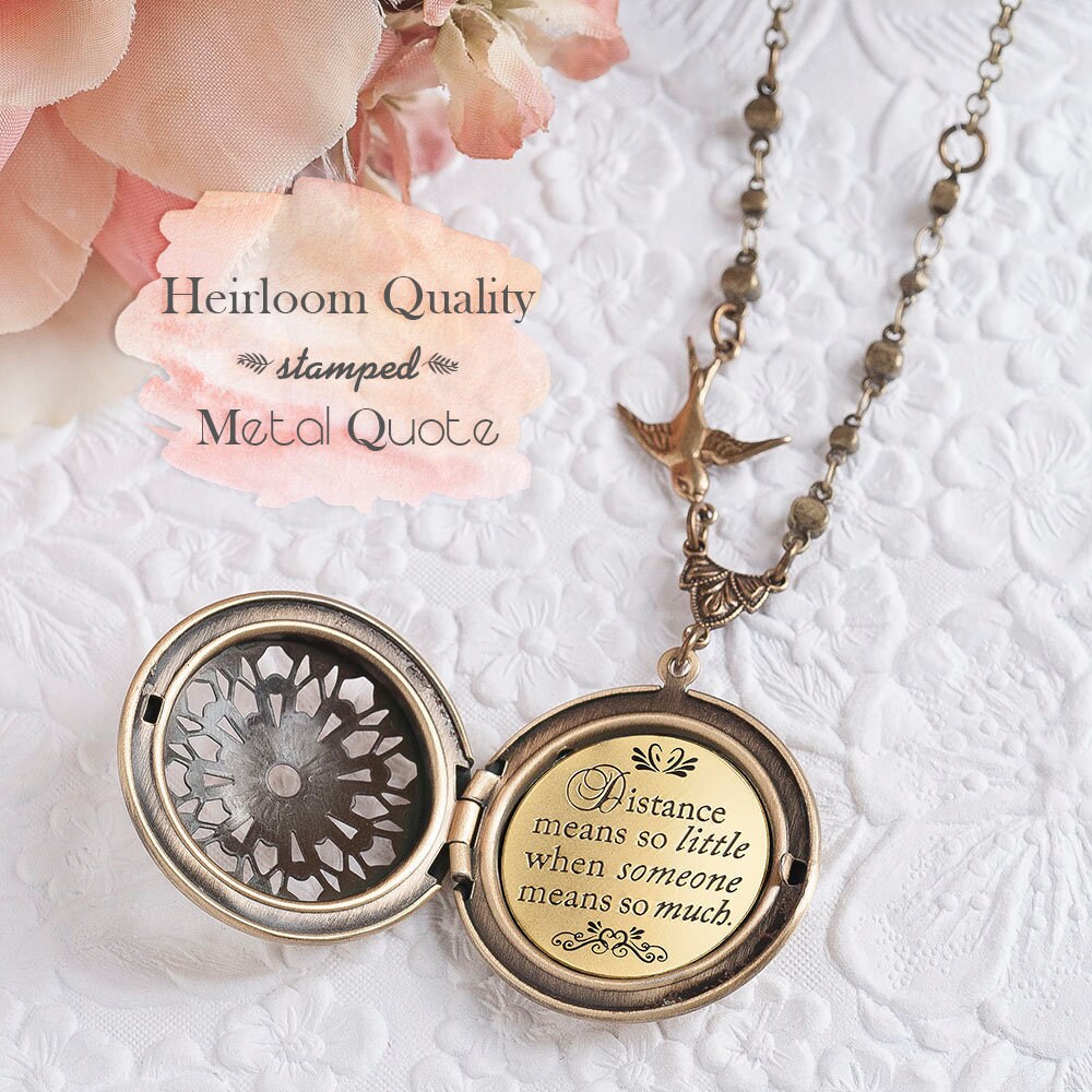 Distance Means so Little When Someone Means so Much Long Distance Gift ...