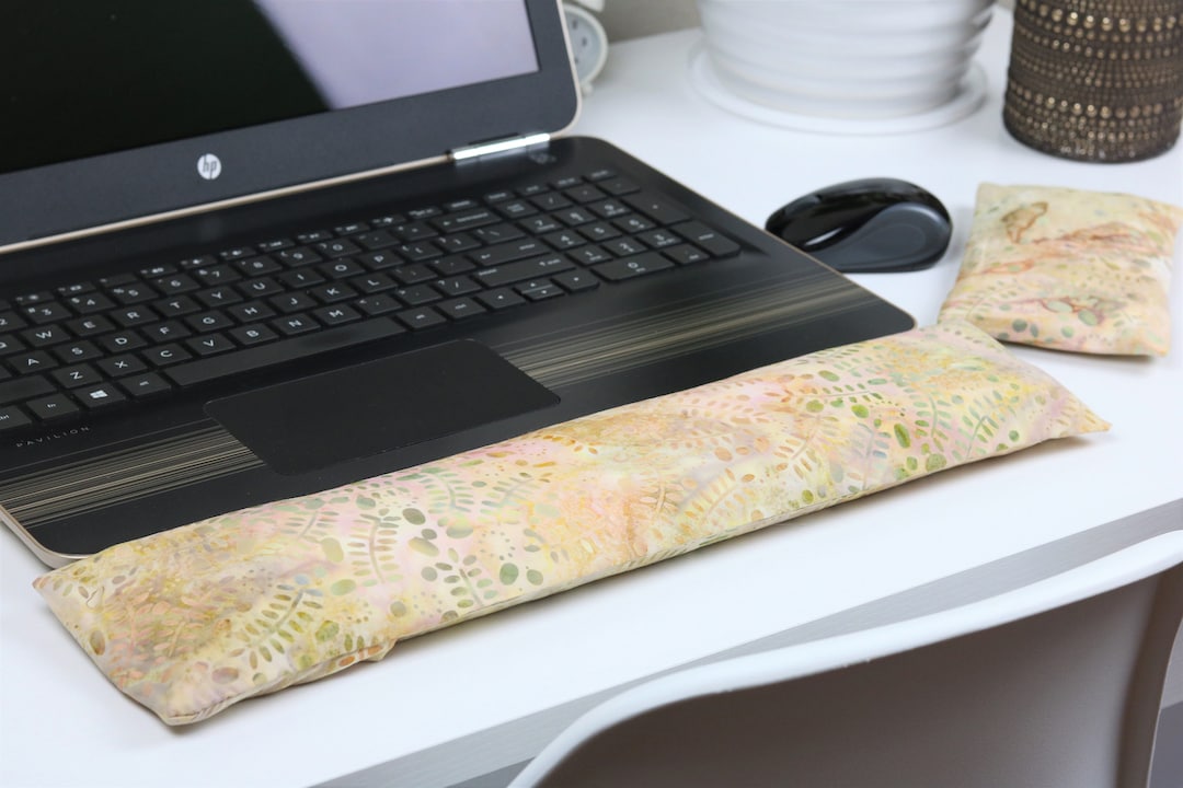 The Original Wrist Rest Set, Earthtone Batik Fabric Wrist Rest With ...