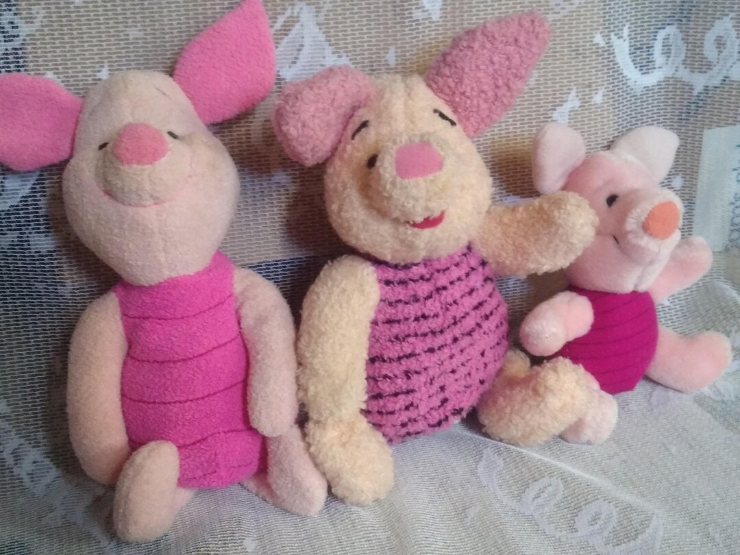 Vintage Plush Piglet From Hundred Acre Wood, Singing Piglet, Choice of ...