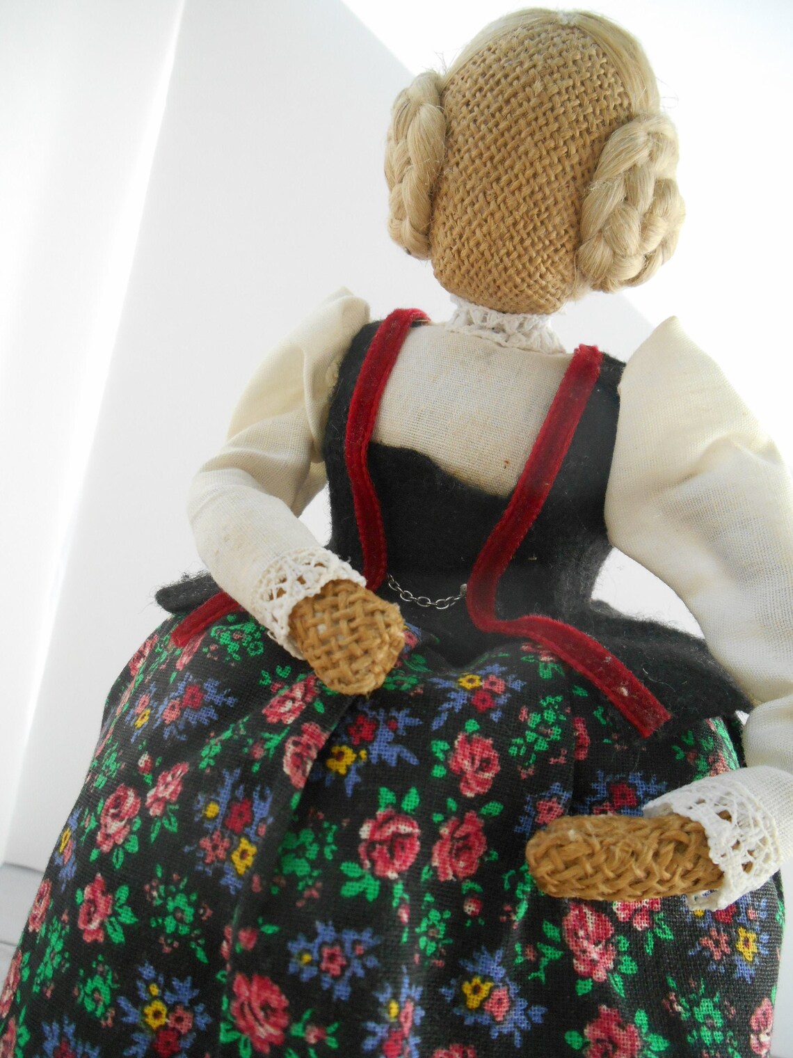 German Rupfen Puppen Burlap Doll Lovely Vintage Handmade - Etsy