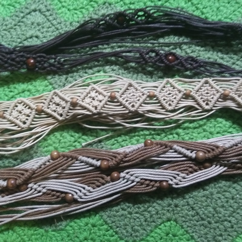 Macrame Belt - Etsy