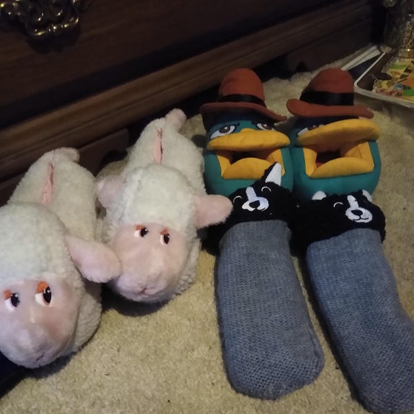 Funny Slippers - Etsy