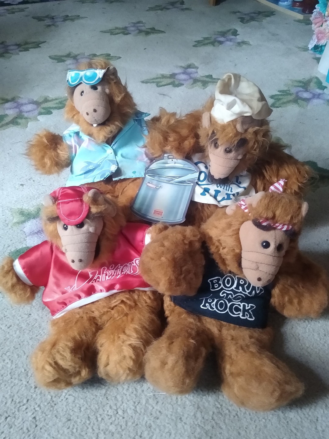 Set of 4 Burger King Alf Hand Puppets, Vintage - Etsy
