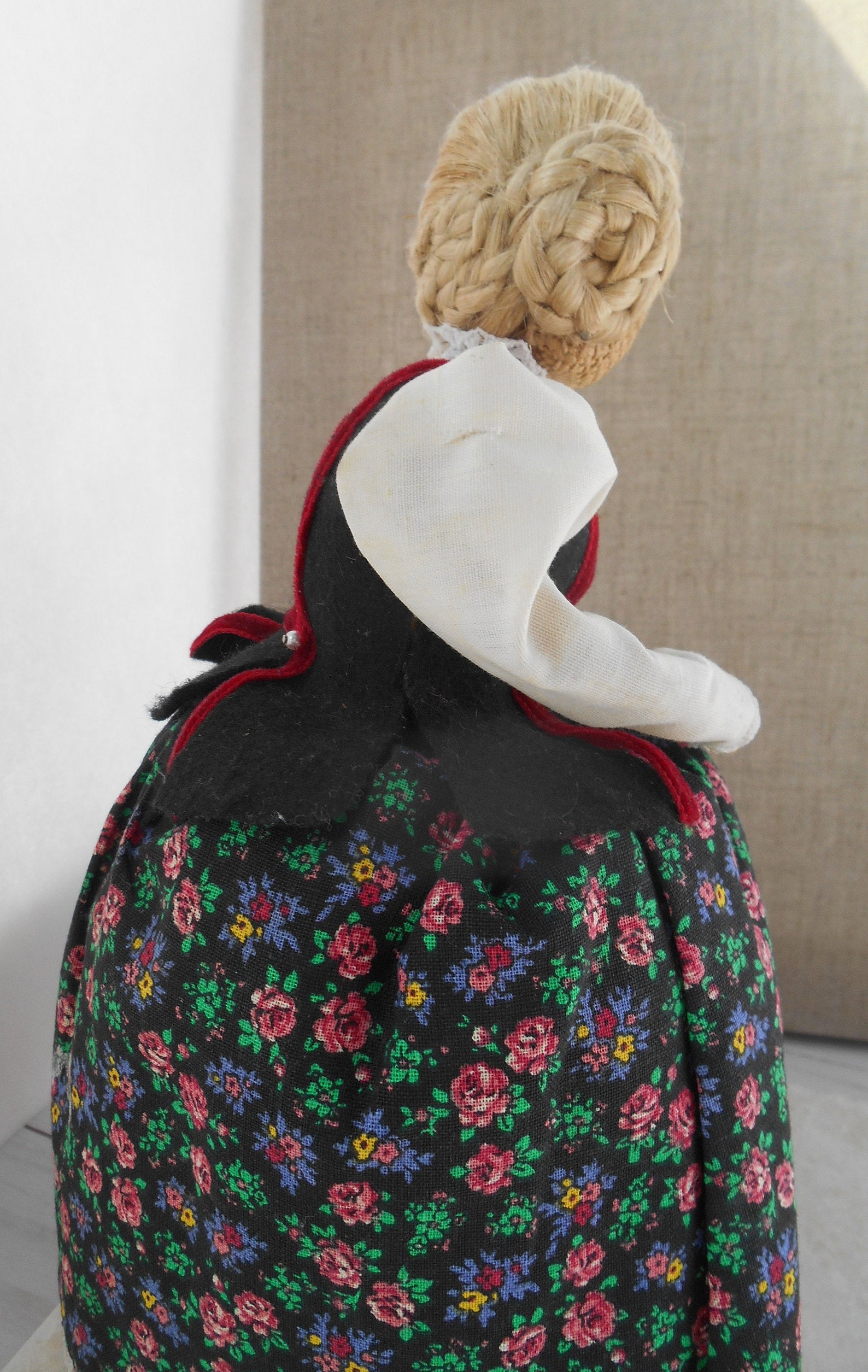 German Rupfen Puppen Burlap Doll Lovely Vintage Handmade | Etsy