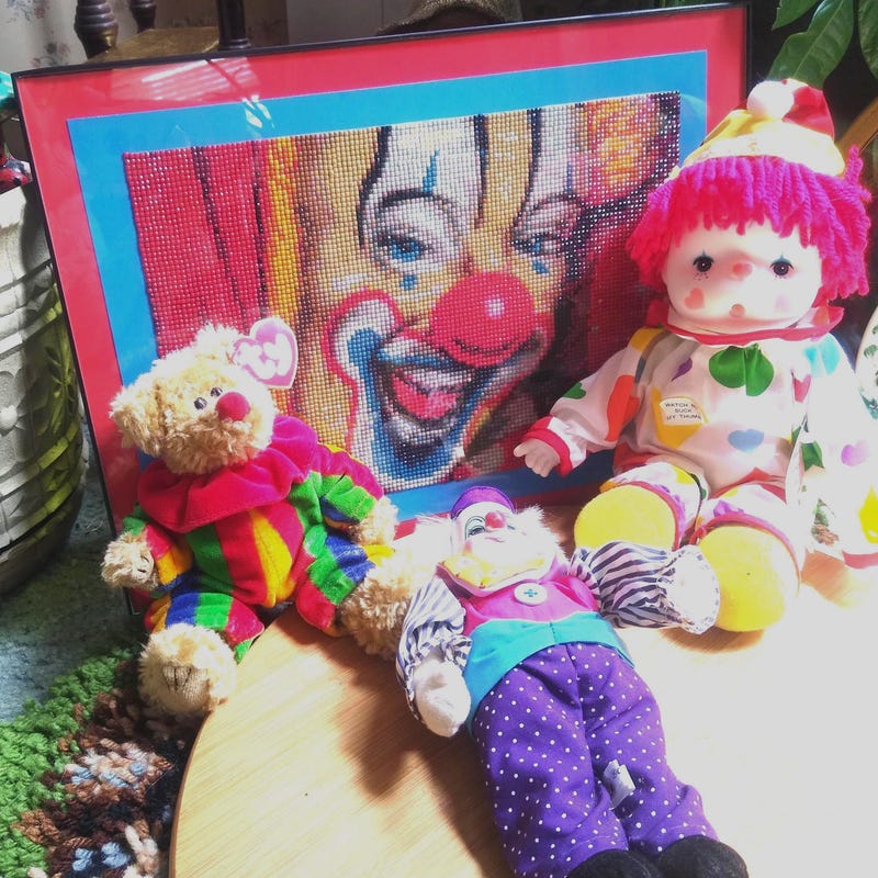 Clown Head Porcelain - Etsy