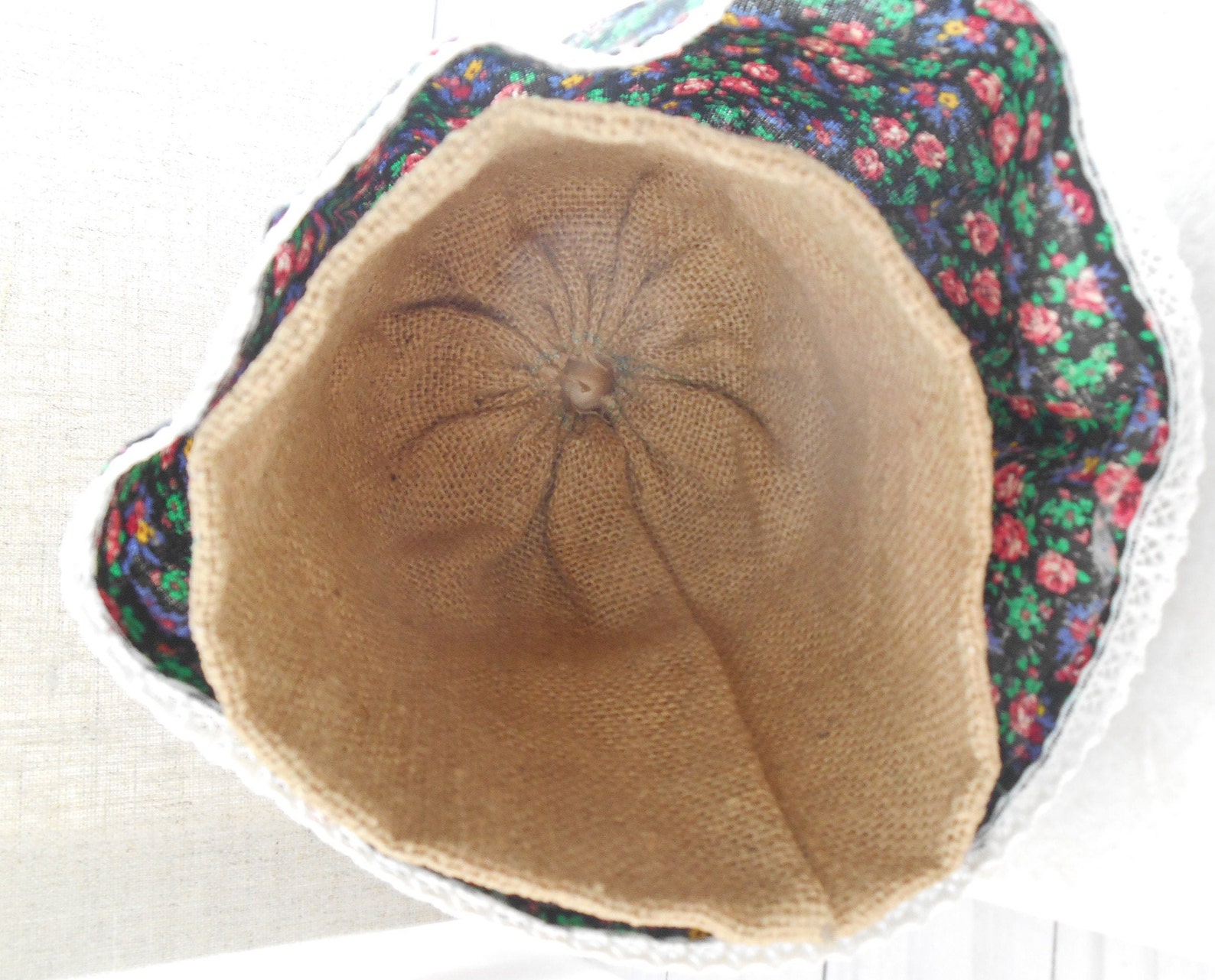 German Rupfen Puppen Burlap Doll Lovely Vintage Handmade | Etsy