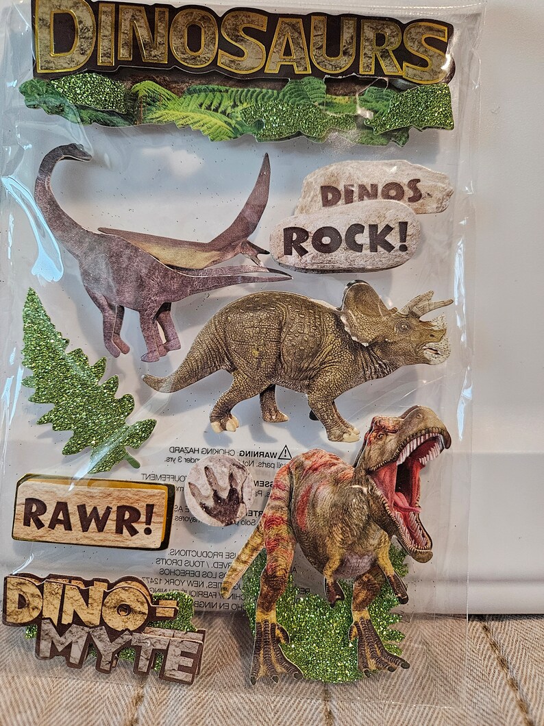 Zoo/animals/dinosaurs Scrapbooking Stickers - Etsy