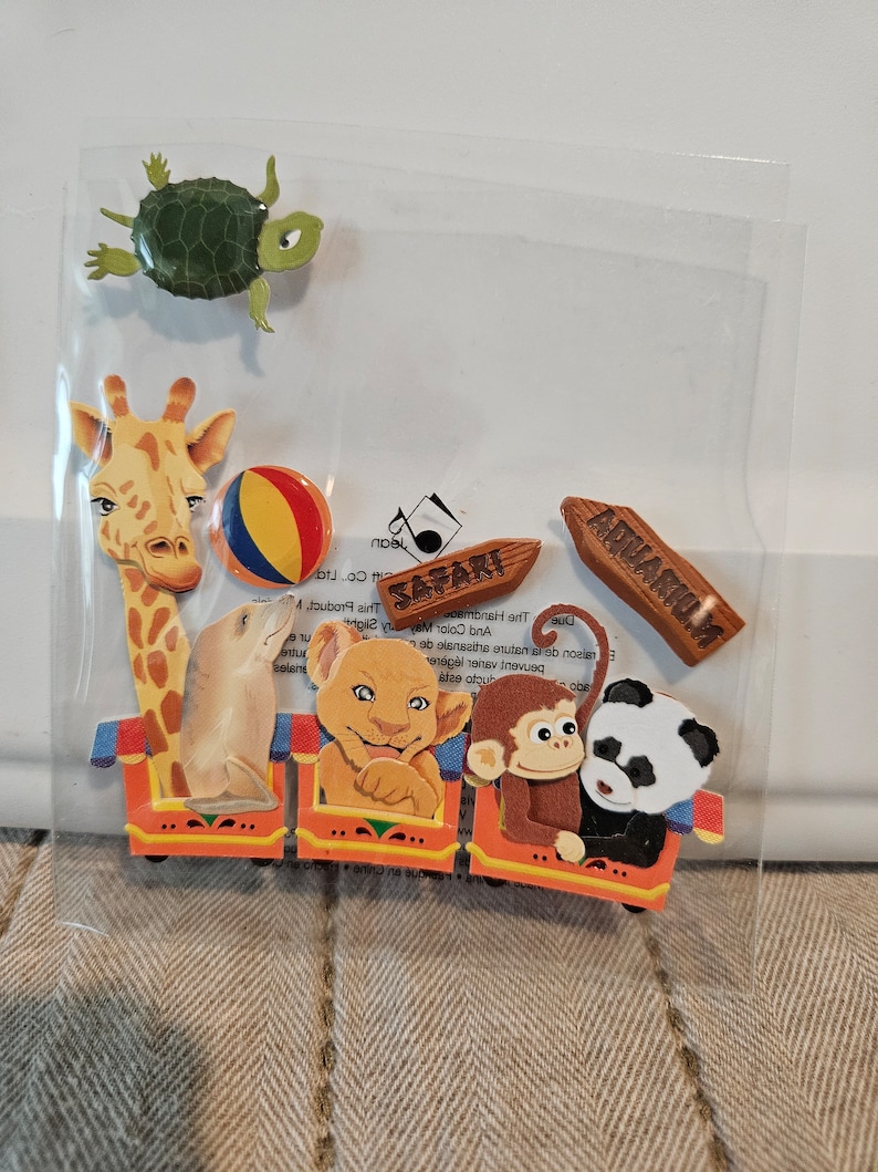 Zoo/animals/dinosaurs Scrapbooking Stickers - Etsy