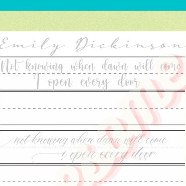 Emily Calligraphy Font - Etsy