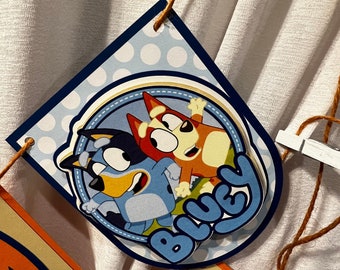 Bluey Birthday Banner, Bluey Birthday Decorations - Etsy