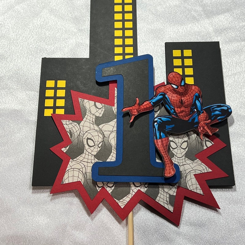 Spiderman Cut Out - Etsy