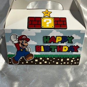 Super Mario Bros - Favor Boxes - Etsy