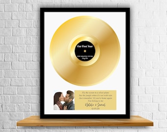 Gold Vinyl Record - Etsy