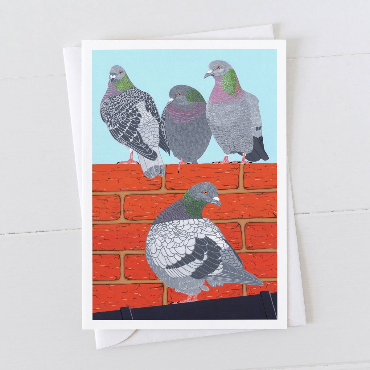 Pigeons Card - Etsy