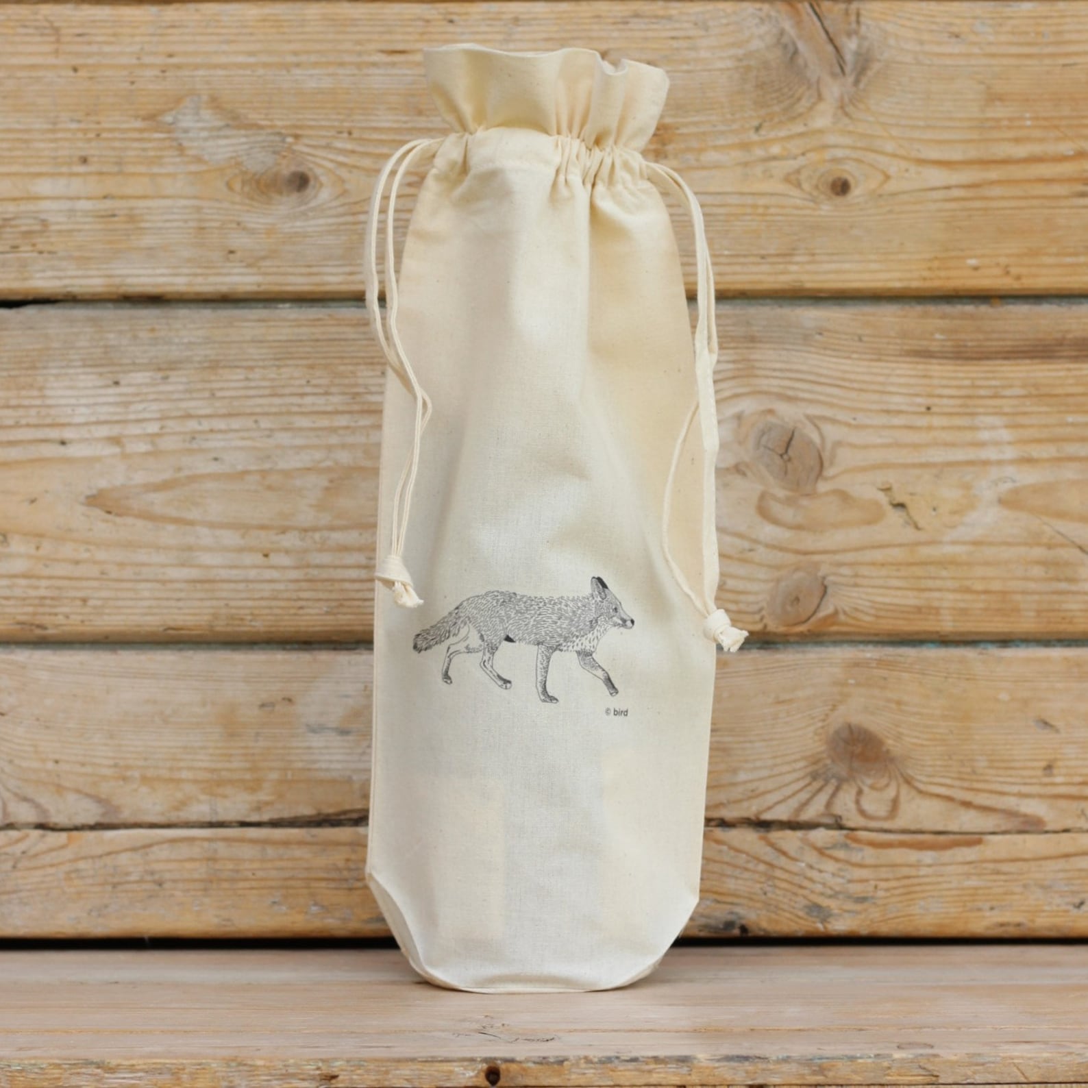 Fox Bottle Bag With Ties - Etsy