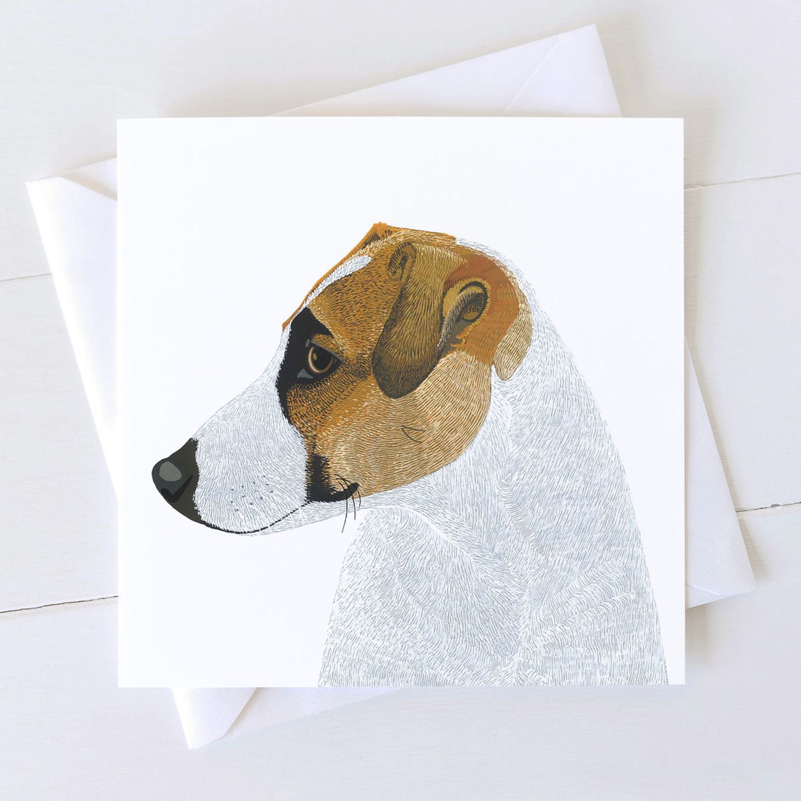 Jack Russell Greeting Card - Etsy