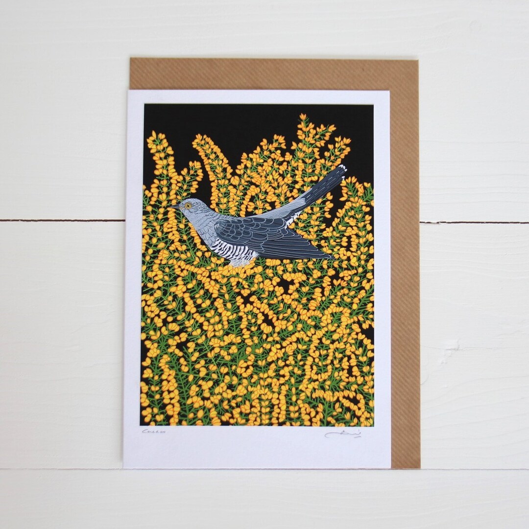 Cuckoo - Greeting Card Hand Titled and Signed - Etsy