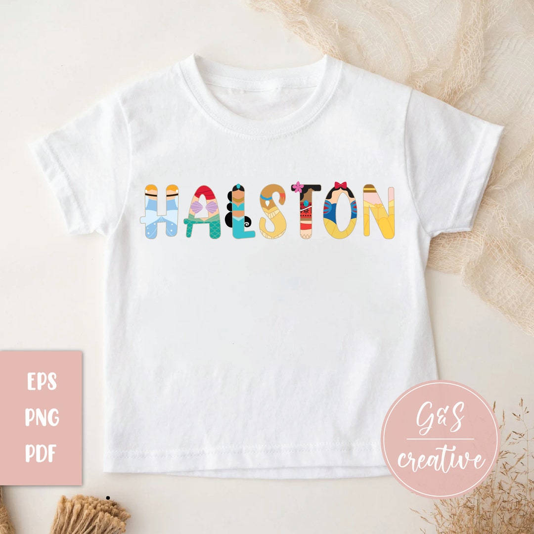 CUSTOM Princess Name Digital File Download - Etsy