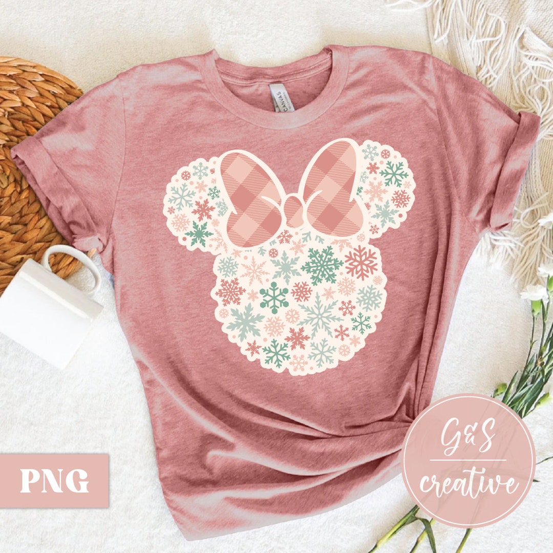 Snowflake Mouse With Bow Digital File INSTANT Download PNG - Etsy