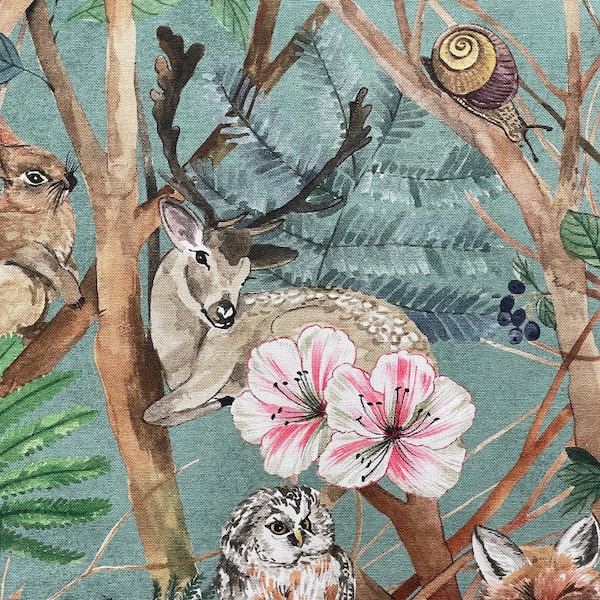 Wildlife Fabric - Etsy Canada