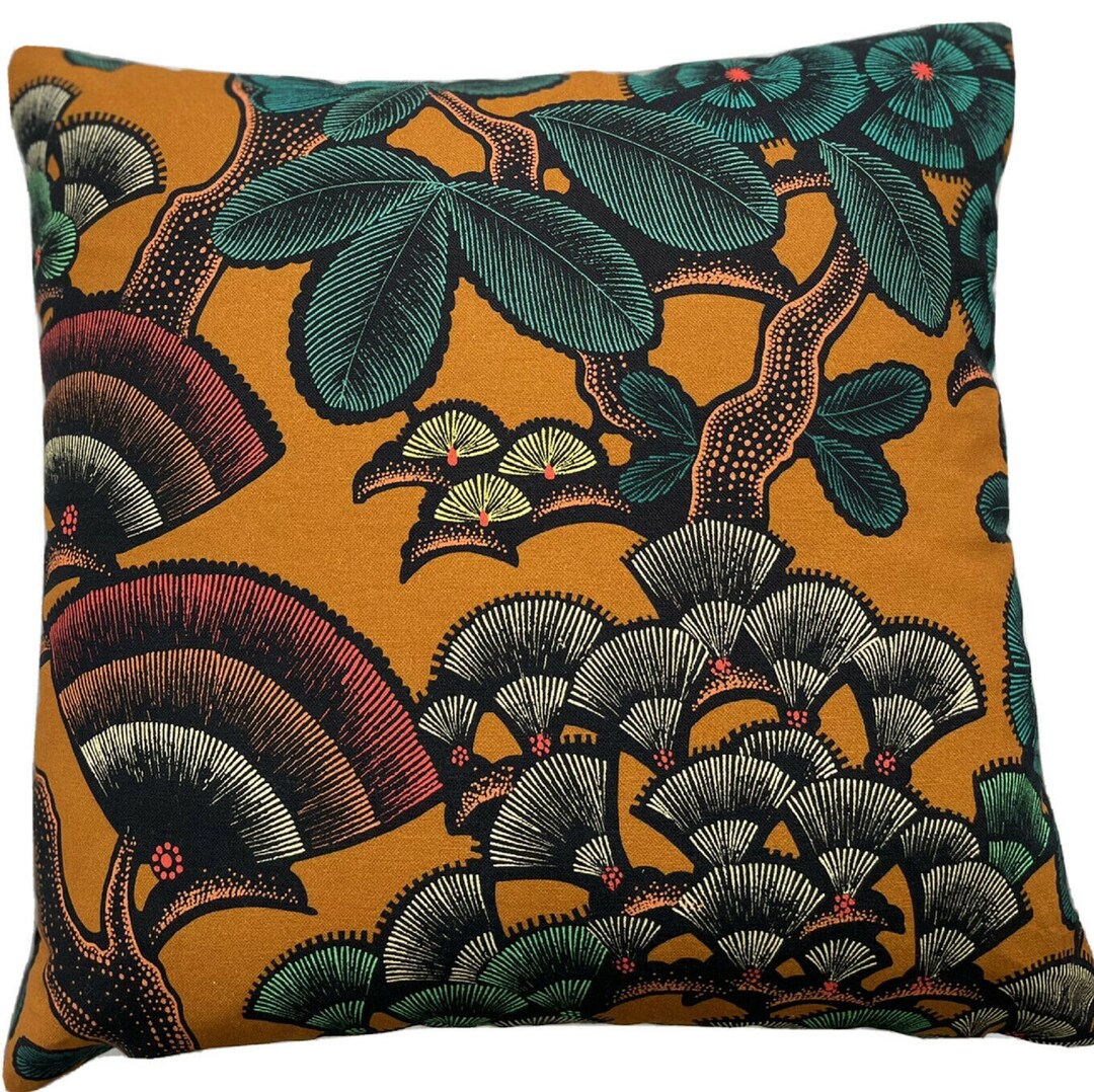 Kew Gardens Cumin Cushion Cover Botanical Floral Japanese Botanical ...