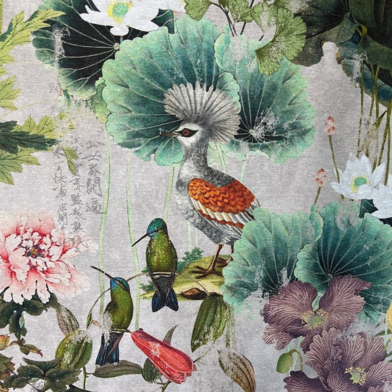 Hummingbird Fabric - Etsy