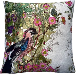 Birds Cushion Cover Timorous Beasties Fabric Fruit Looters Printed ...