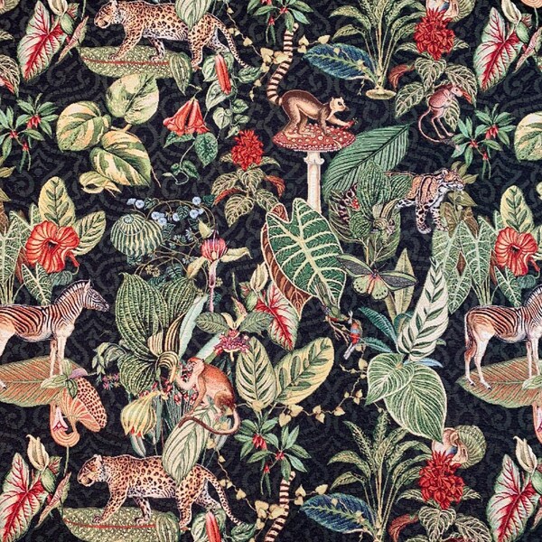 Jungle Fabric - Etsy
