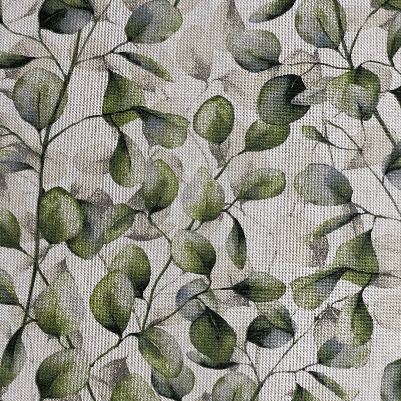 Upholstery Leaf Print Fabric - Etsy