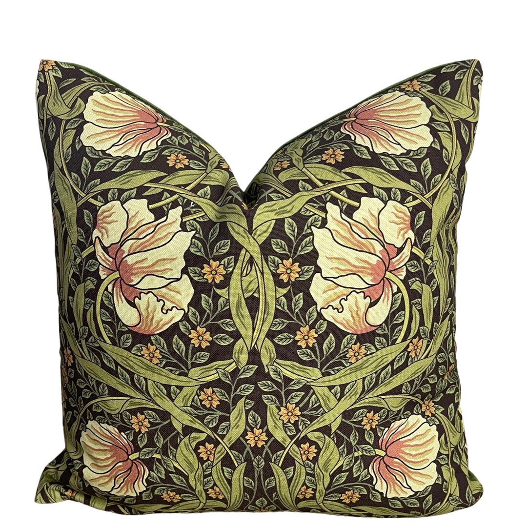 William Morris / Pimpernel Cushion Cover / Botanical Floral Decorative ...