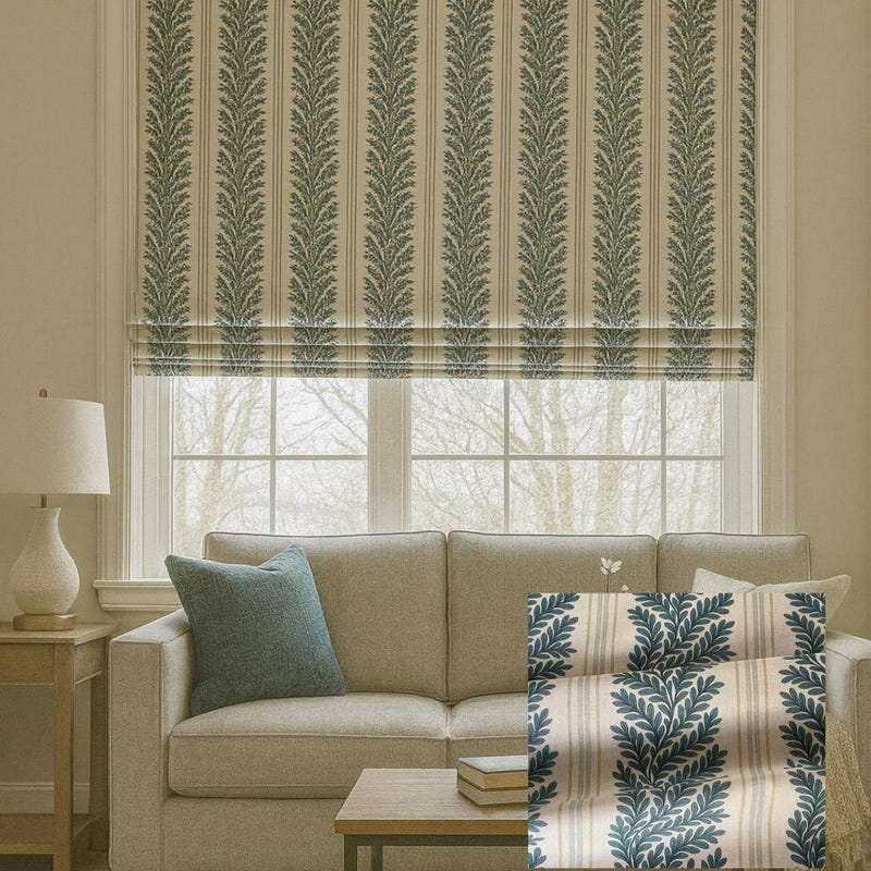 Roman Blinds Leaves Green - Etsy