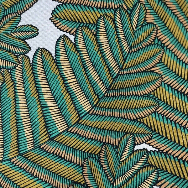 Fern Print Cotton Fabric - Etsy