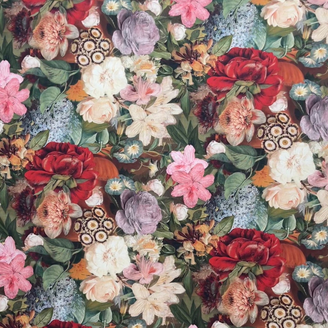 Golden Age Fabric / Dutch Art Museum-inspired / Classic Masterpiece ...